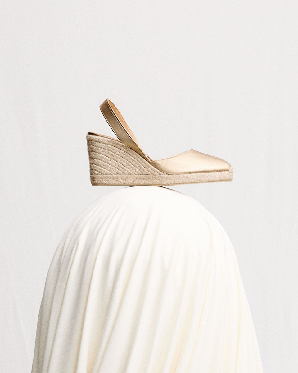Women's Footwear style Pala Talon with 9cm high Wedge | Castañer ...