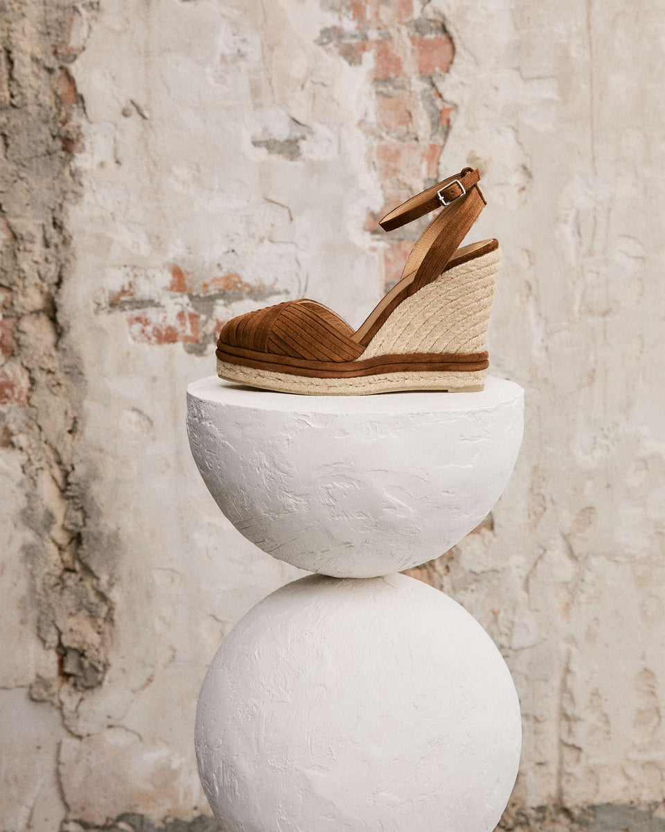 Women's Footwear Pala Talon style with 13cm high Wedge | Castañer ...