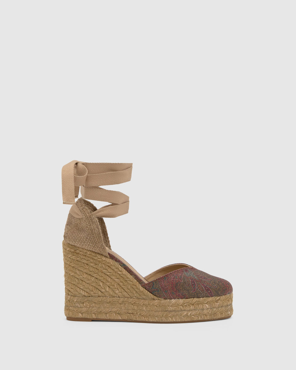 Women's Footwear style Pala Talon with 11cm high Wedge | Castañer ...